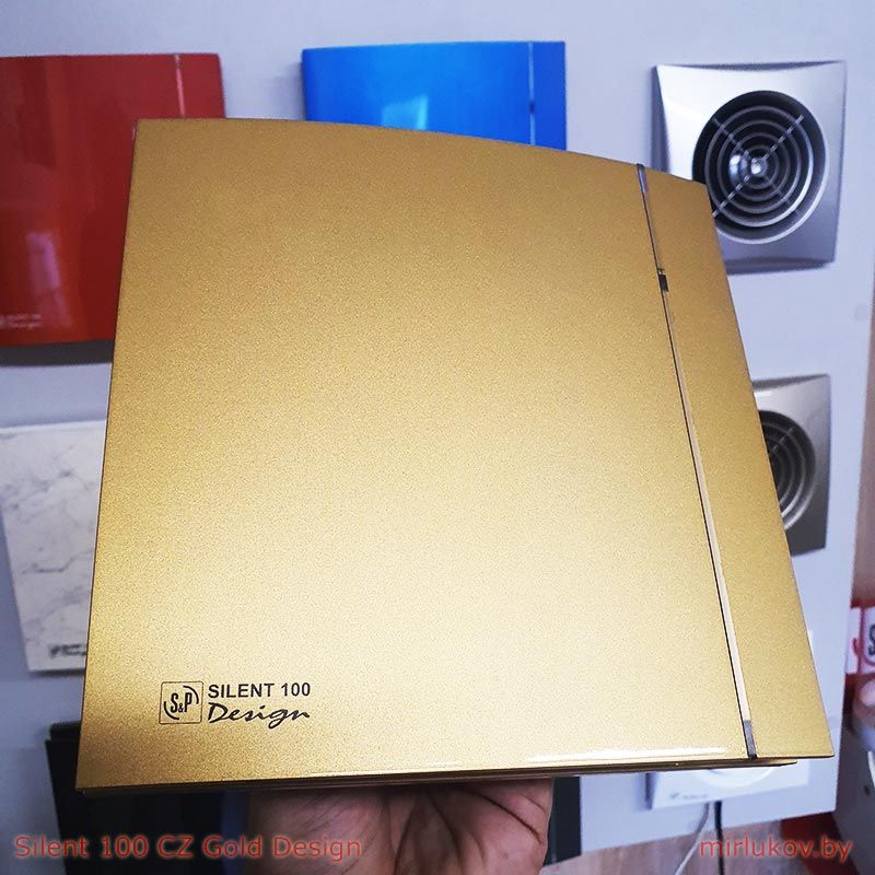 Вентилятор S&P SILENT-100 CZ GOLD DESIGN - 4C